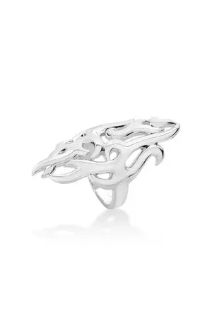 LUCY QUARTERMAINE Elements Full Air Ring - Sterling Silver