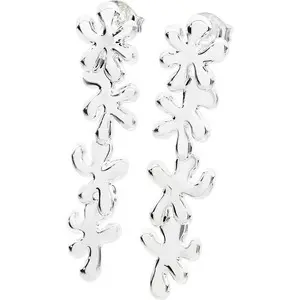LUCY QUARTERMAINE Splash Drop Earrings - Sterling Silver