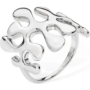 LUCY QUARTERMAINE Large Splash Ring - Sterling Silver