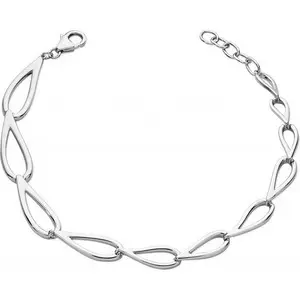 LUCY QUARTERMAINE Petal Link Bracelet - Sterling Silver