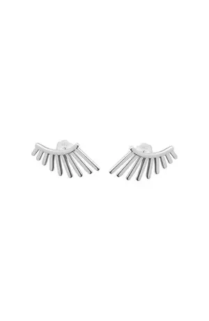 LUCY QUARTERMAINE Temple Stud Earrings - Sterling Silver