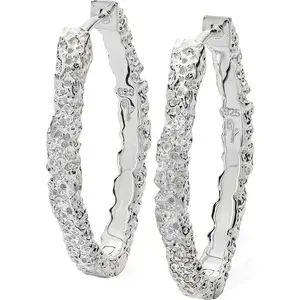 LUCY QUARTERMAINE Lucy Quartermaine Hula Hoop Earrings Sterling Silver