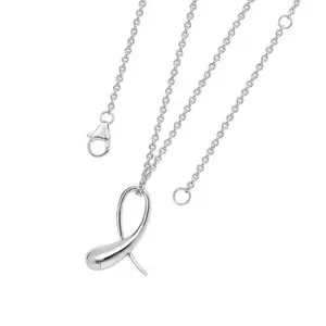 LUCY QUARTERMAINE Drop Pendant Necklace - Sterling Silver