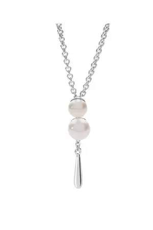 LUCY QUARTERMAINE Royal Pearl Drop Pendant - Sterling Silver