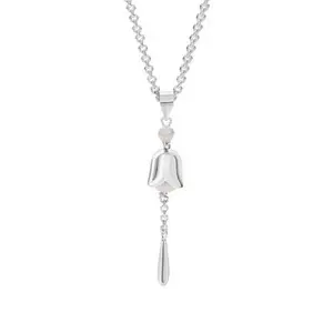 LUCY QUARTERMAINE Lily Of The Valley Pendant - Sterling Silver