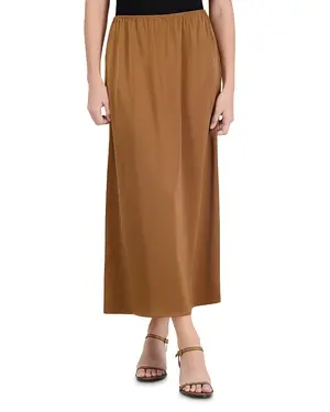 POINT Satin Maxi Skirt - Nutshell
