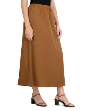 POINT Satin Maxi Skirt - Nutshell