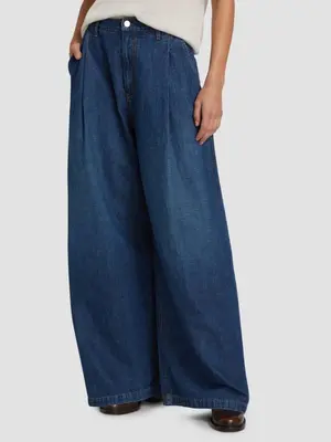 TWP Greene St Cotton-linen Wide-leg Pants