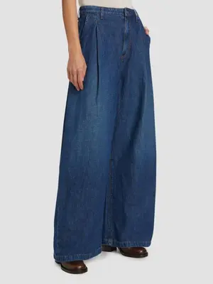 TWP Greene St Cotton-linen Wide-leg Pants