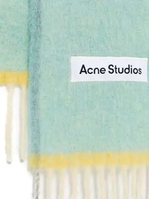 Acne Studios Fringed Scarf - Blue