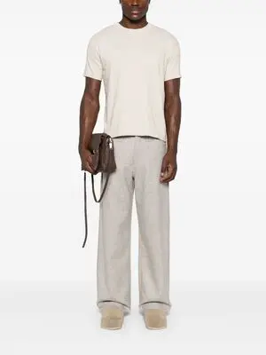 Auralee Seamless Crew-neck T-shirt - Neutrals