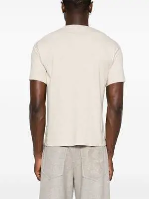 Auralee Seamless Crew-neck T-shirt - Neutrals
