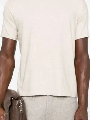 Auralee Seamless Crew-neck T-shirt - Neutrals