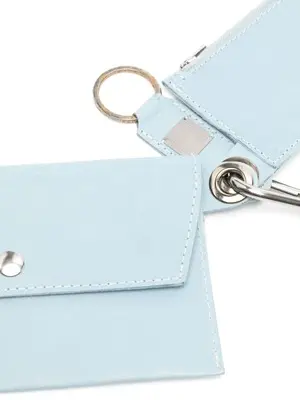 Guidi Rv00 Leather Clutch - Blue