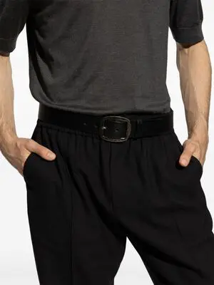 Dolce & Gabbana Leather Belt - Black