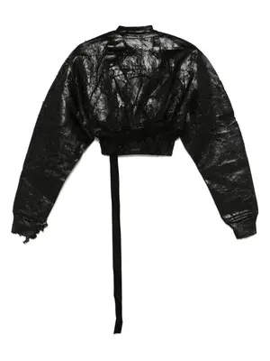 Rick Owens Collage Bomber Jacket - Black