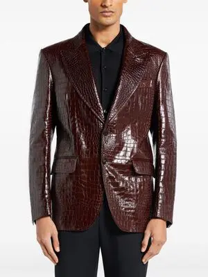 Glossy Finish Outerwear For Men