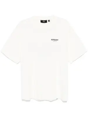 REPRESENT Logo-print T-shirt - White