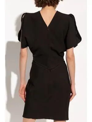 Victoria Beckham Gathered-detail Mini Dress