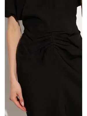 Victoria Beckham Gathered-detail Mini Dress