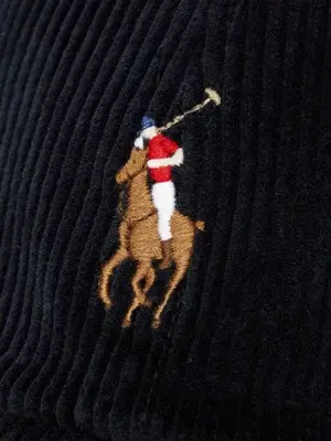 Polo Ralph Lauren Corduroy Baseball Cap - Black