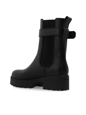Givenchy Buckled Leather Boots