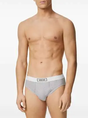 Versace 90s Logo Briefs - Grey