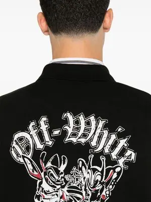Off-White Gang-print Polo Shirt