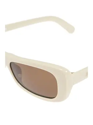 Jacquemus X Linda Farrow Les Lunettes Carino Sunglasses - Neutrals