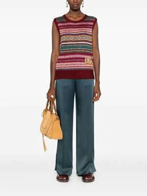PIERRE-LOUIS MASCIA Striped Knit Top