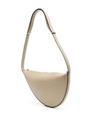TOTEME Scooped Sling Leather Shoulder Bag - Neutrals