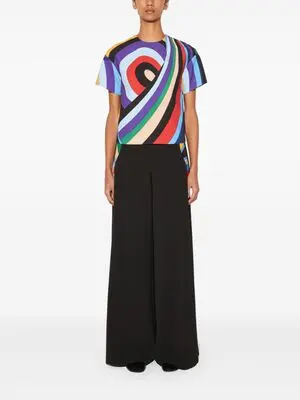 Emilio Pucci Iride-print Top - Blue