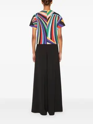 Emilio Pucci Iride-print Top - Blue