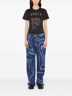 Emilio Pucci Logo-print Cotton T-shirt