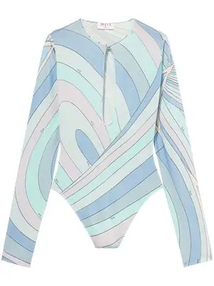 Emilio Pucci Iride-print Bodysuit