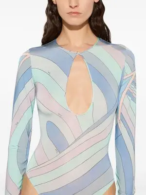 Emilio Pucci Iride-print Bodysuit