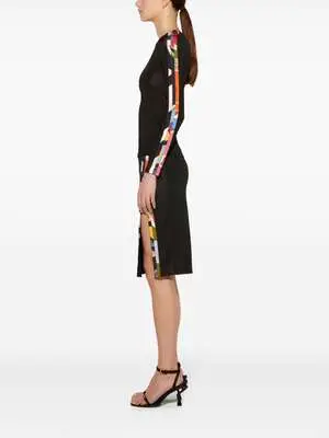 Emilio Pucci Contrast-trim Long-sleeve Top