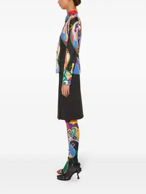 Emilio Pucci Orchidee-print Silk-twill Shirt - Red