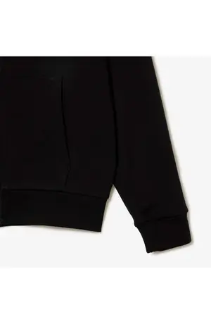 Lacoste Zip-up Fleece Hoodie - Noir