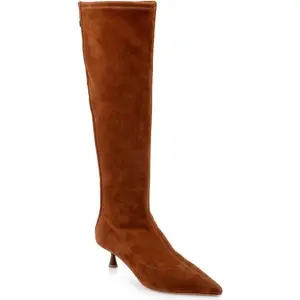 L'Agence Emilie Knee High Boots - Buckskin Suede