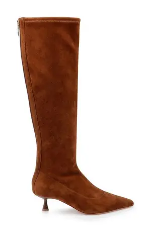 L'Agence Emilie Knee High Boots - Buckskin Suede