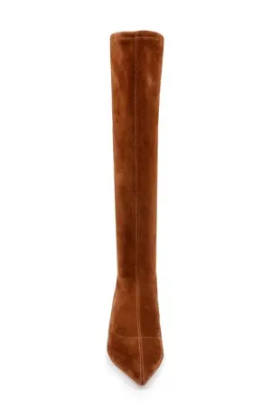 L'Agence Emilie Knee High Boots - Buckskin Suede