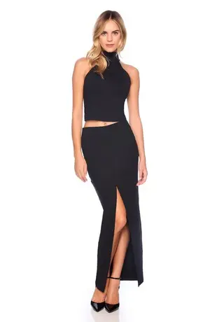 Susana Monaco Open Front Maxi Skirt