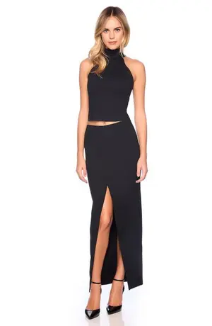 Susana Monaco Open Front Maxi Skirt