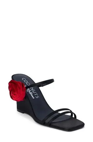 Matisse Rosa Wedge Sandal - Black