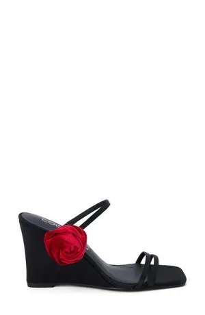 Matisse Rosa Wedge Sandal - Black