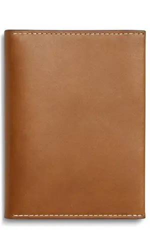 Shinola Leather Passport Holder - Tan