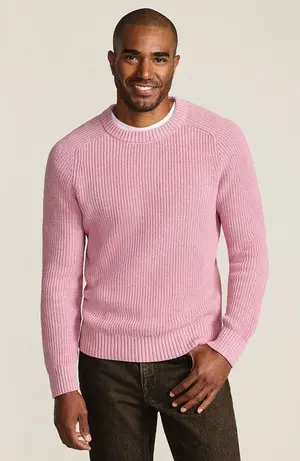 Lands' End Trimmed Sweaters For Men
