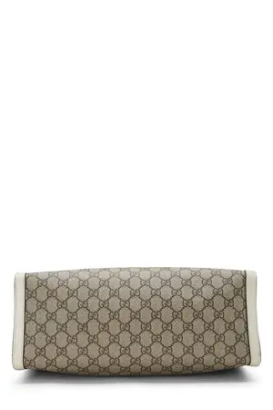 Gucci Original Gg Supreme Canvas Padlock Shoulder Bag - Beige