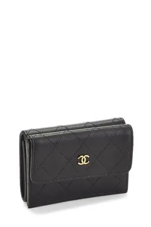 Chanel Calfskin Compact Wallet